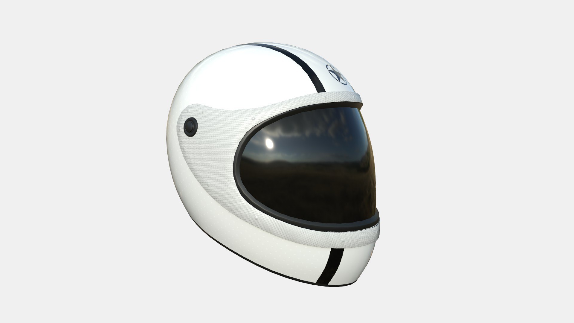 Cartoon Helmet Kart A08 White - Character Design Model - TurboSquid 1853863