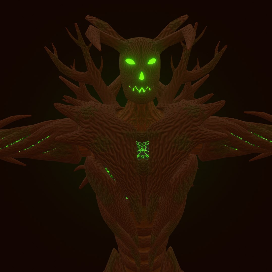 3D Treeman PBR Low-poly 3D Model - TurboSquid 1947047