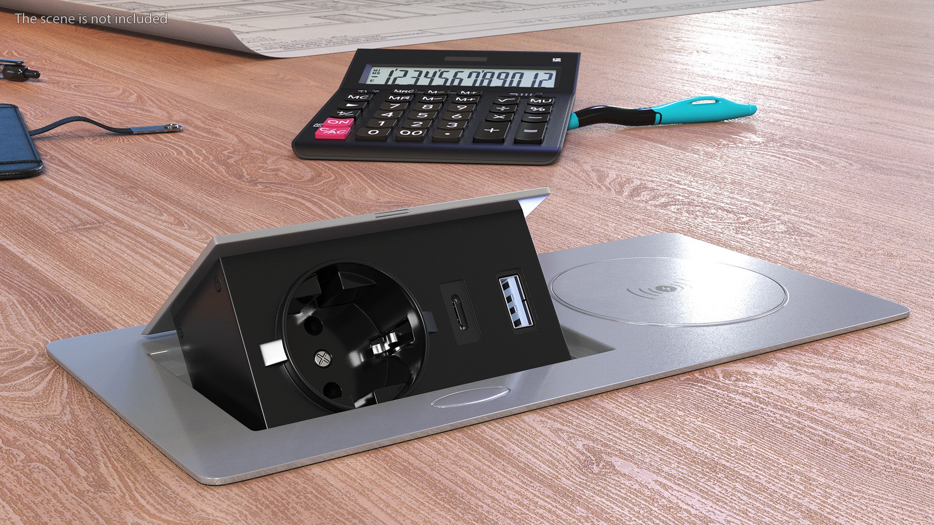 3D Black Single Hidden Socket Model - TurboSquid 2077994