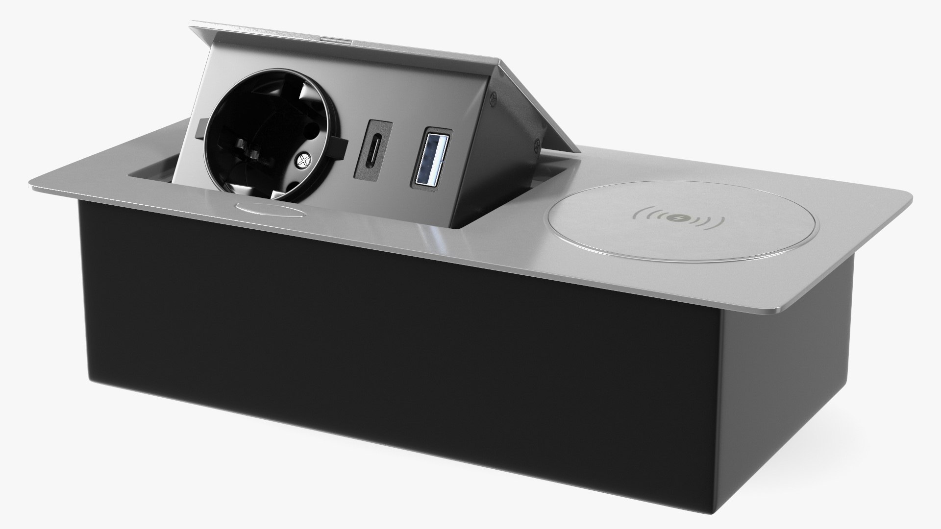 3D Black Single Hidden Socket Model - TurboSquid 2077994