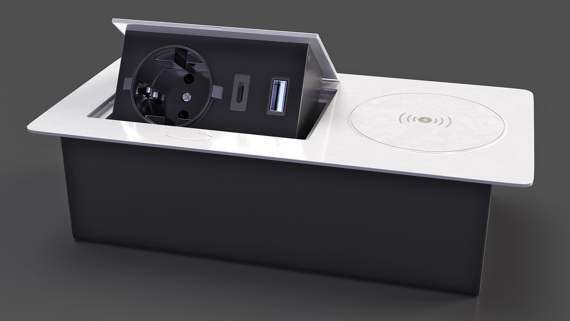 3D Black Single Hidden Socket Model - TurboSquid 2077994