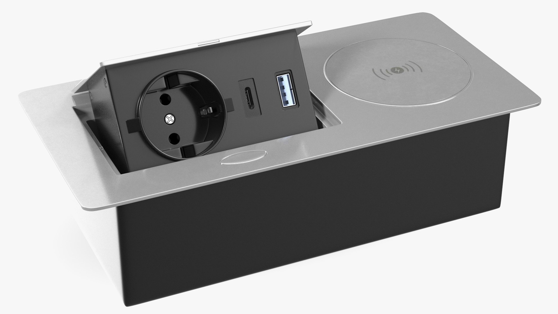 3D Black Single Hidden Socket model - TurboSquid 2077994