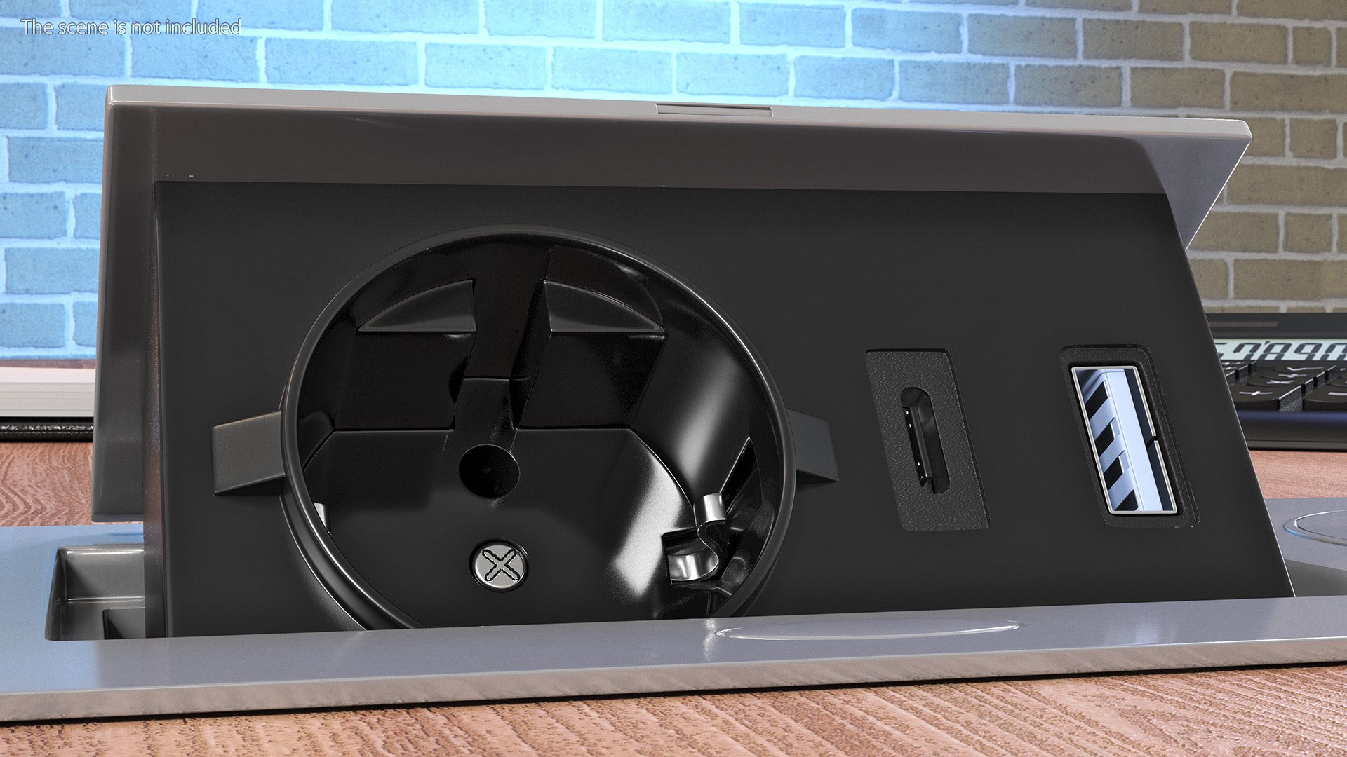 3D Black Single Hidden Socket Model - TurboSquid 2077994