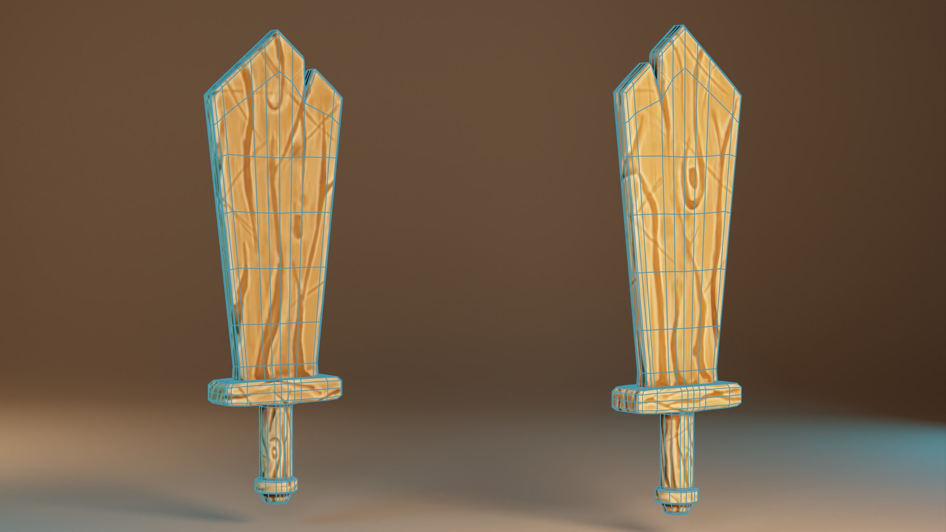 3D Stylized Wooden Training Sword - TurboSquid 2010897