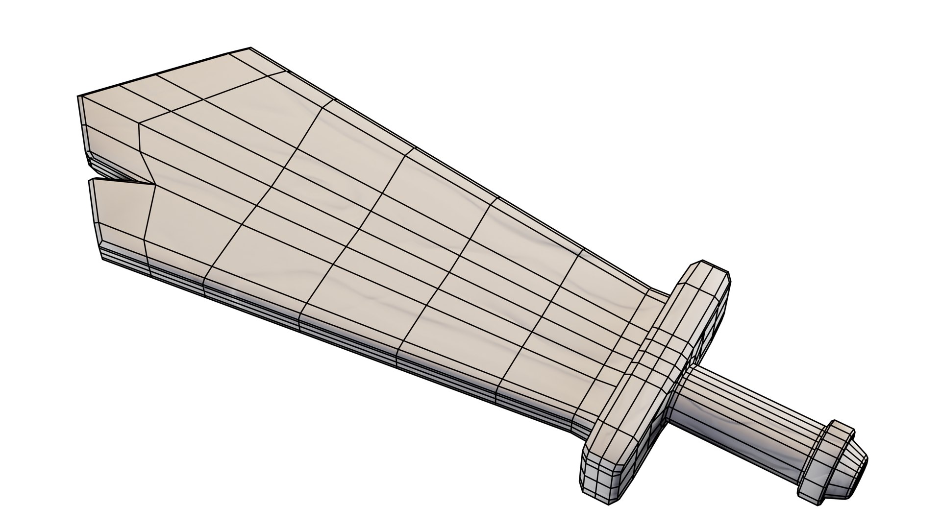 3D Stylized Wooden Training Sword - TurboSquid 2010897