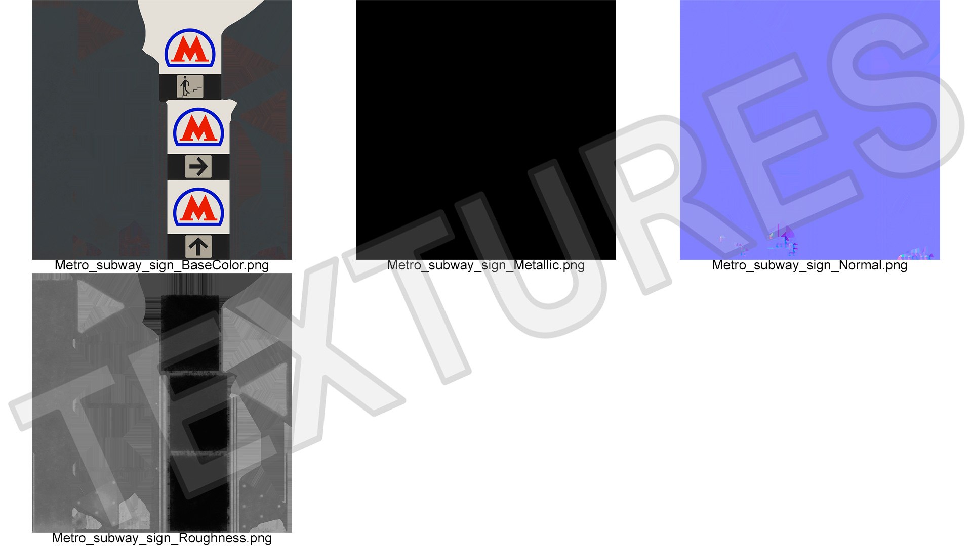 Moscow Metro Sign 3D Model - TurboSquid 2382839