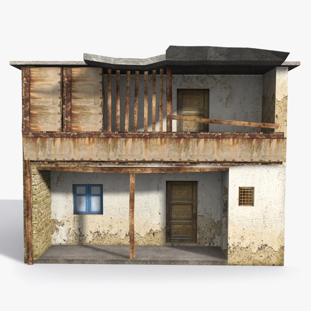 Ready slum model - TurboSquid 1548867