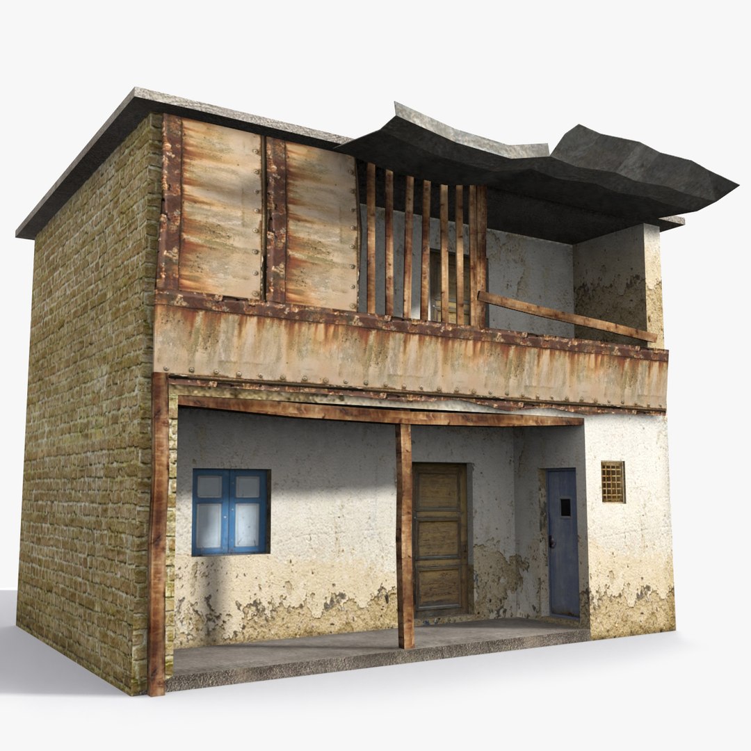 Ready slum model - TurboSquid 1548867