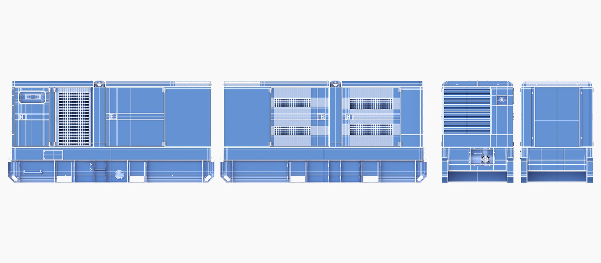 Atlas Copco Electric Fixed Speed Compressor - E-Air T900 Model ...