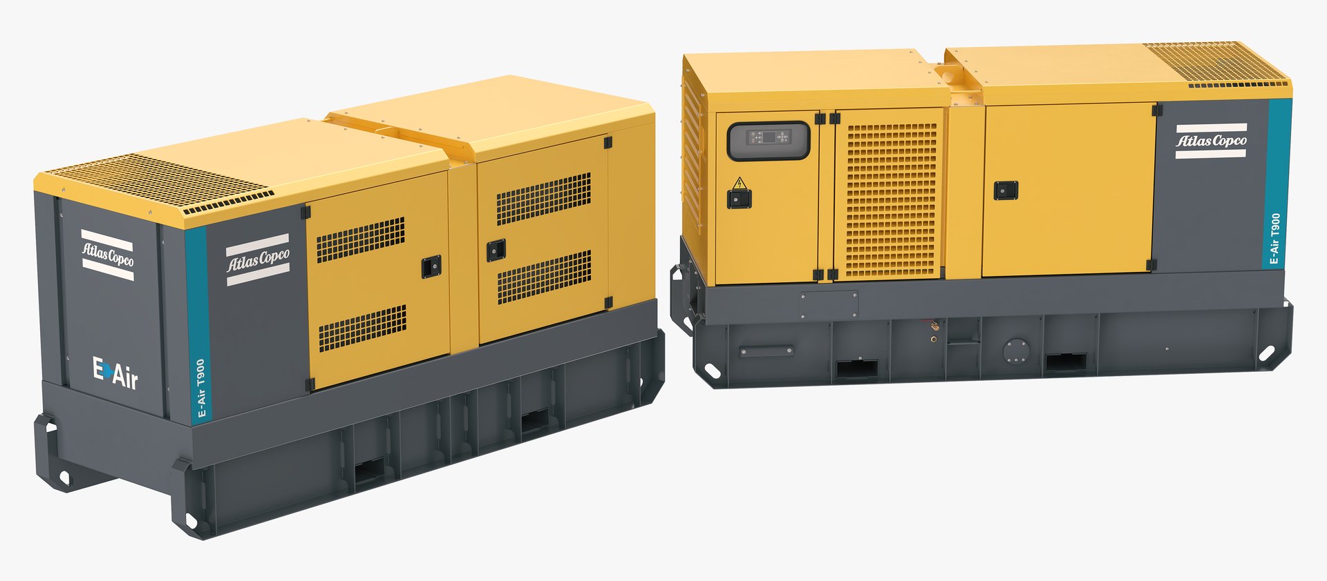 Atlas Copco Electric Fixed Speed Compressor - E-Air T900 Model ...