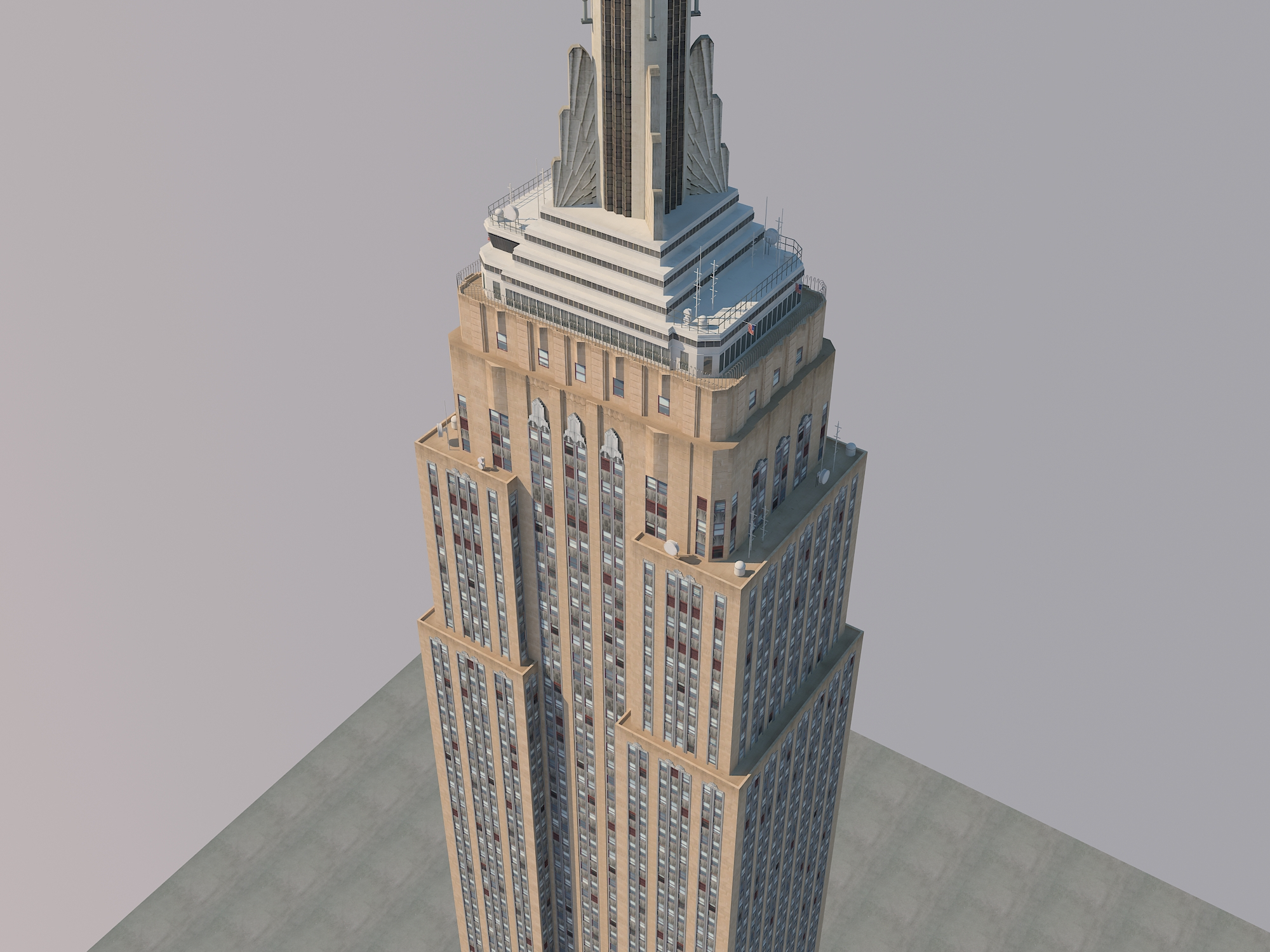 3D empire state building model - TurboSquid 1237041