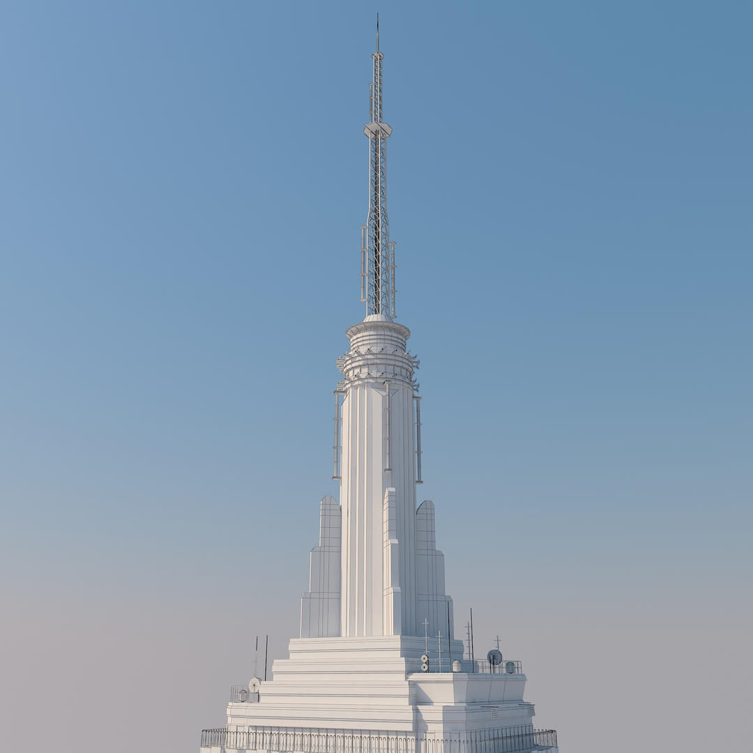 3D empire state building model - TurboSquid 1237041