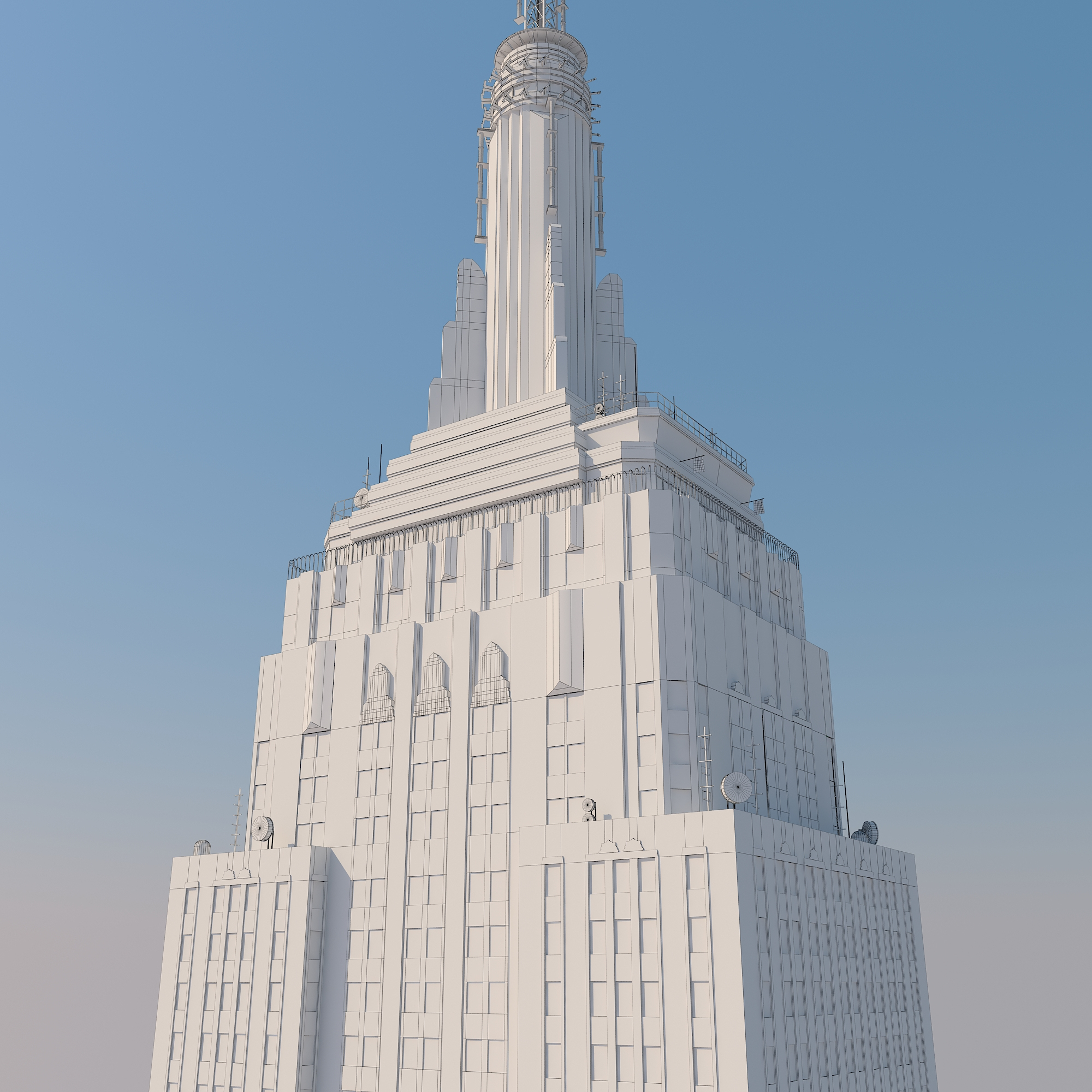3D empire state building model - TurboSquid 1237041