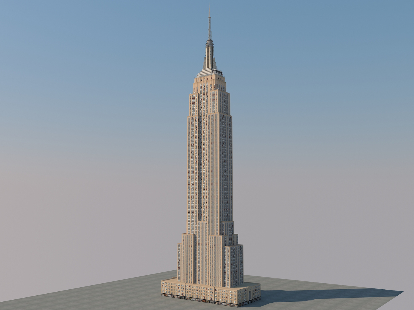 3D empire state building model - TurboSquid 1237041