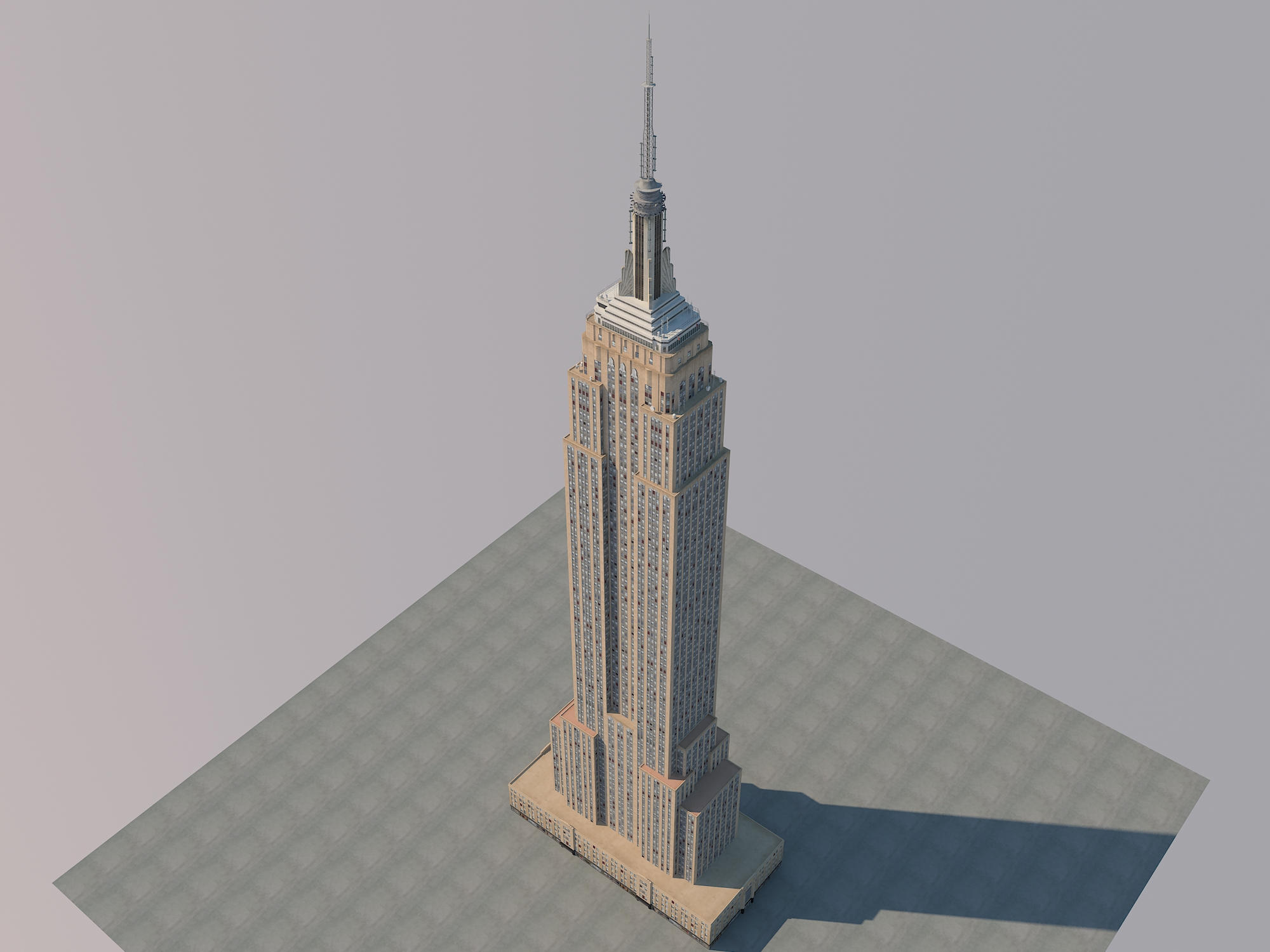 3D empire state building model - TurboSquid 1237041