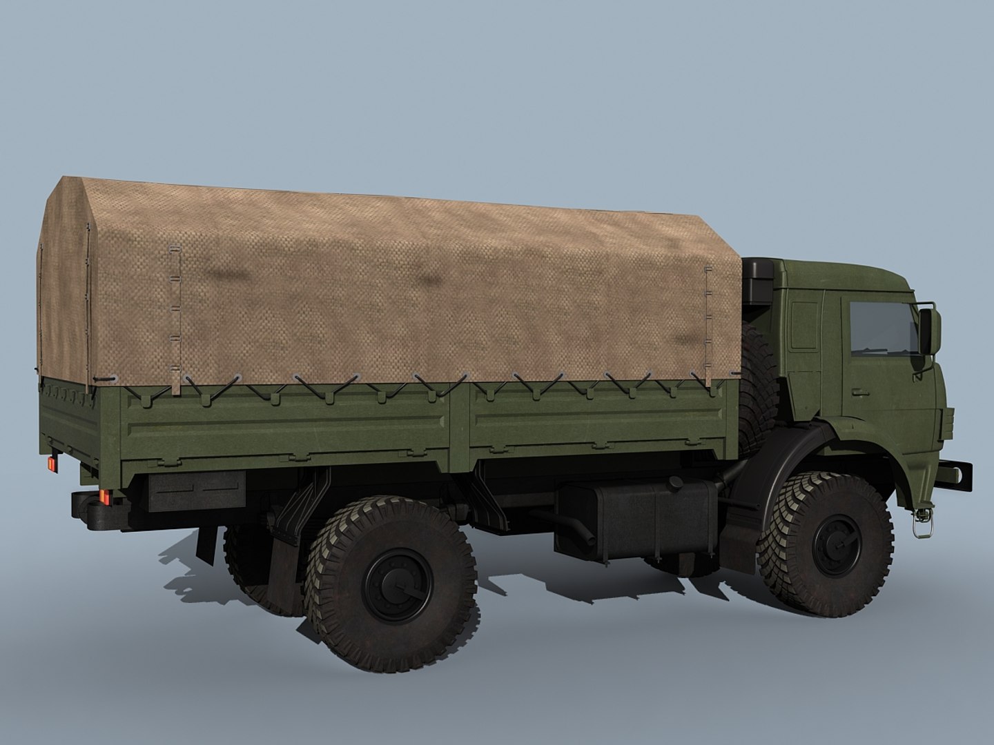 Kamaz Kamaz-4350 3d Obj