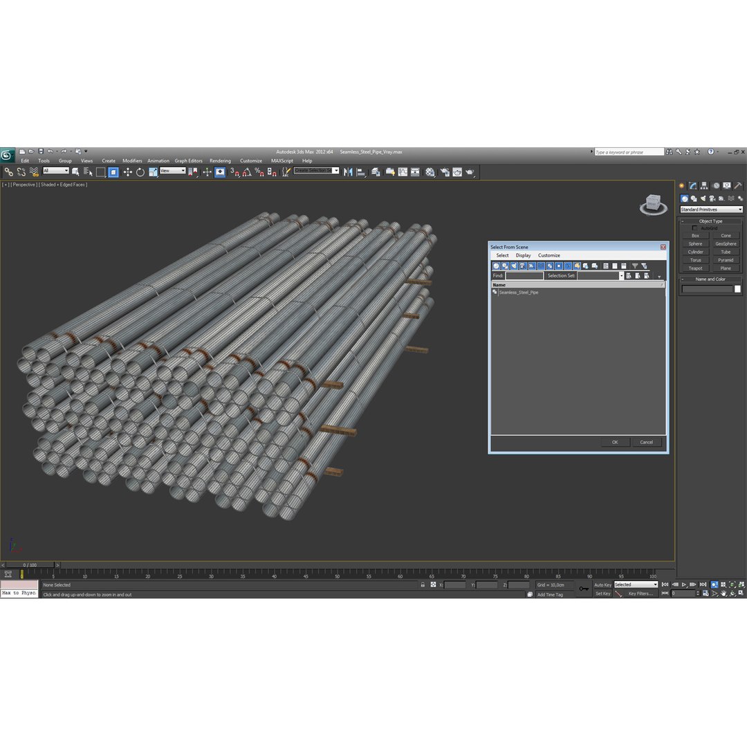 3d Model Seamless Steel Pipe