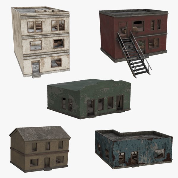 Destroyed Building Blender Models for Download | TurboSquid