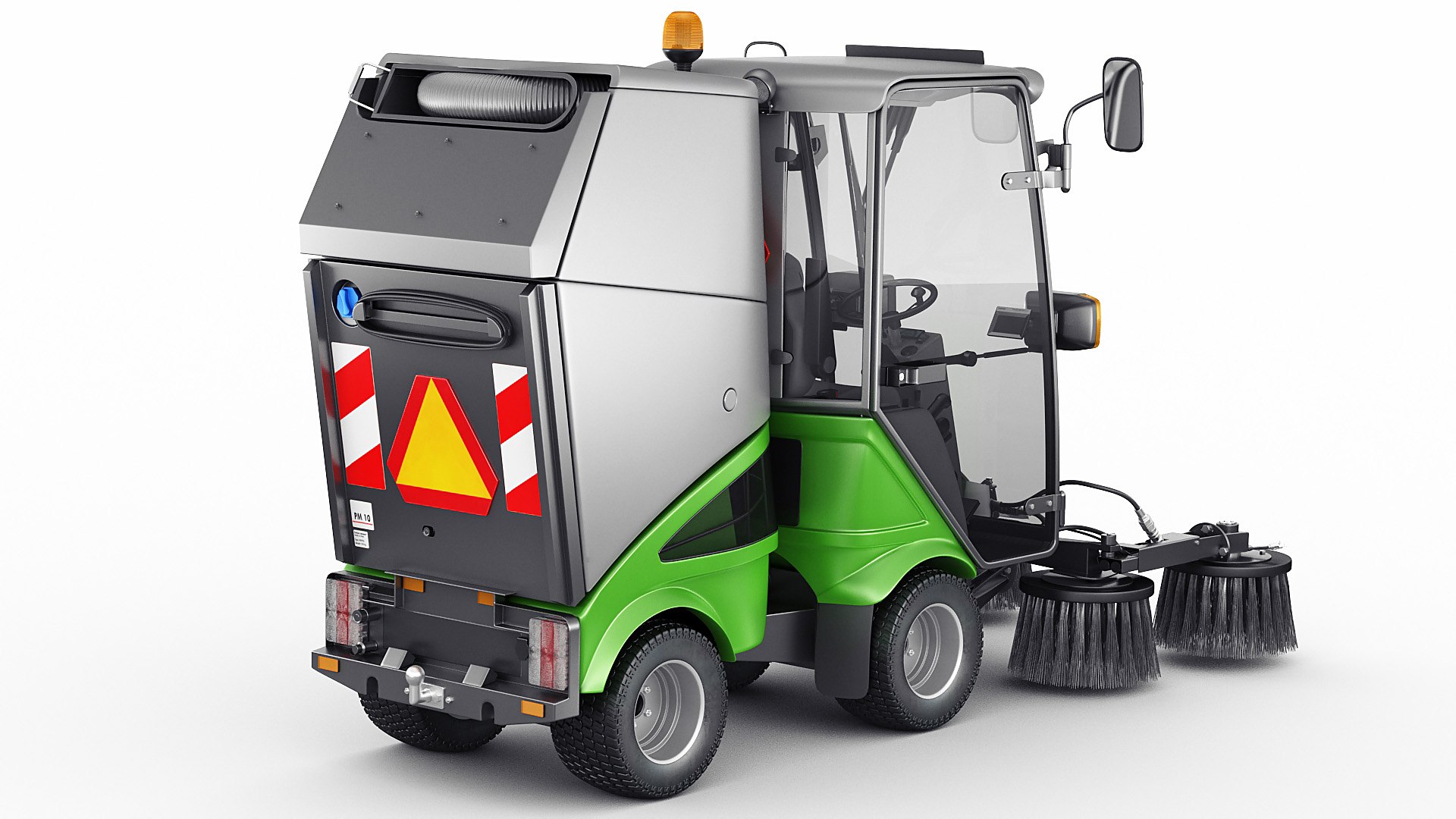Compact Street Sweeper 3D - TurboSquid 1882853