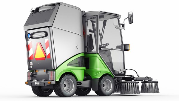 Compact Street Sweeper 3D - TurboSquid 1882853