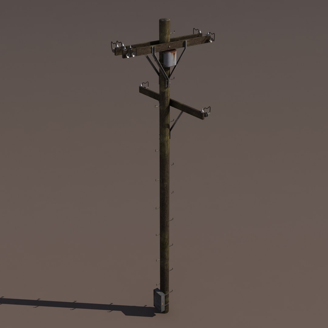 Telephone Pole Modeled