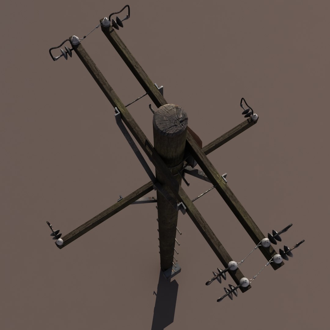 Telephone Pole Modeled