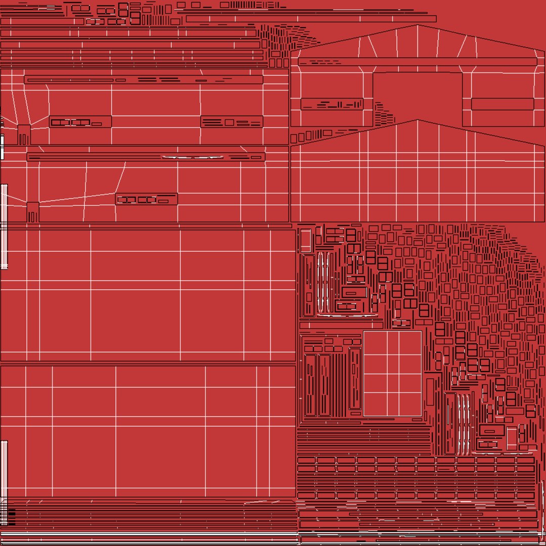 Red Warehouse 4 3D Model - TurboSquid 2287133