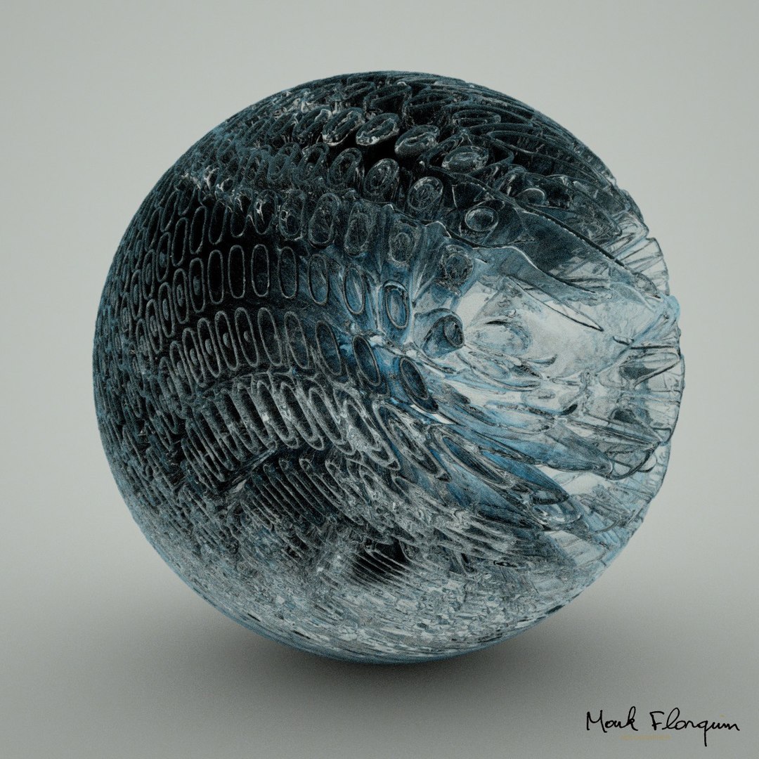 Spherical Glass 3d Model