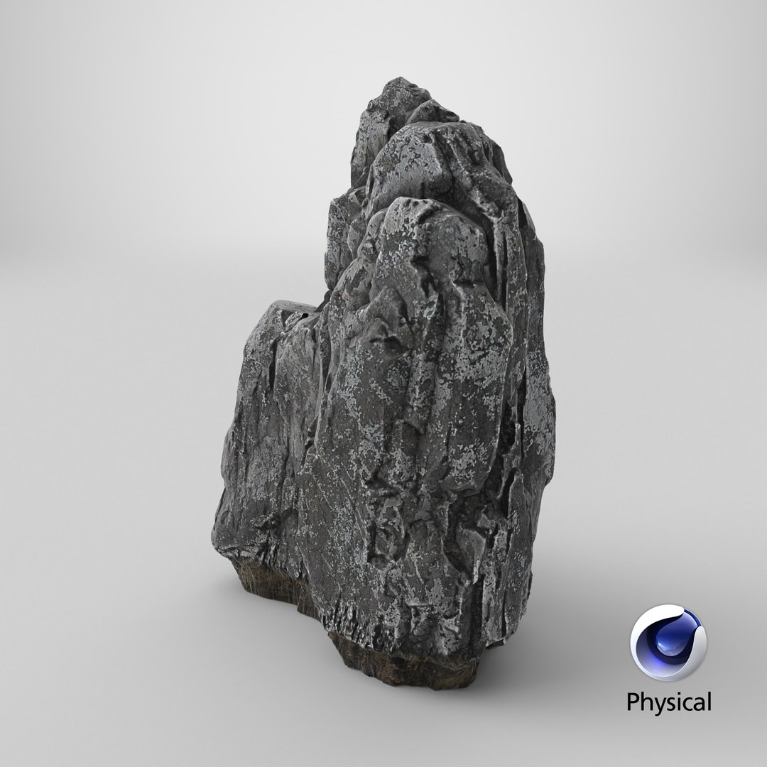 3D Granite Rock Island 05 - TurboSquid 2178301