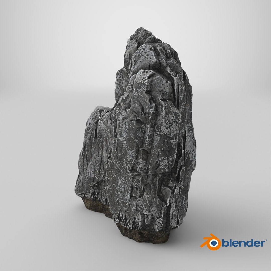 3D Granite Rock Island 05 - TurboSquid 2178301