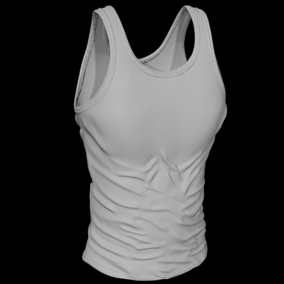 Tanktop 3D Model - TurboSquid 1842664