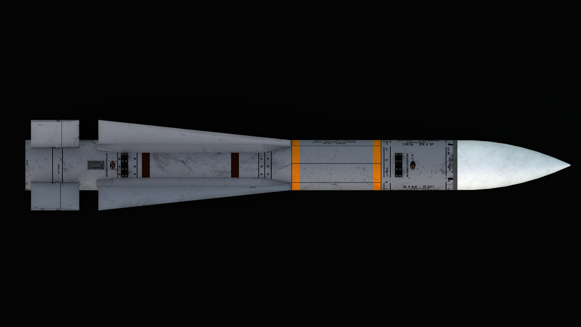 Phoenix Missile Aim-54 3D Model - TurboSquid 1154183
