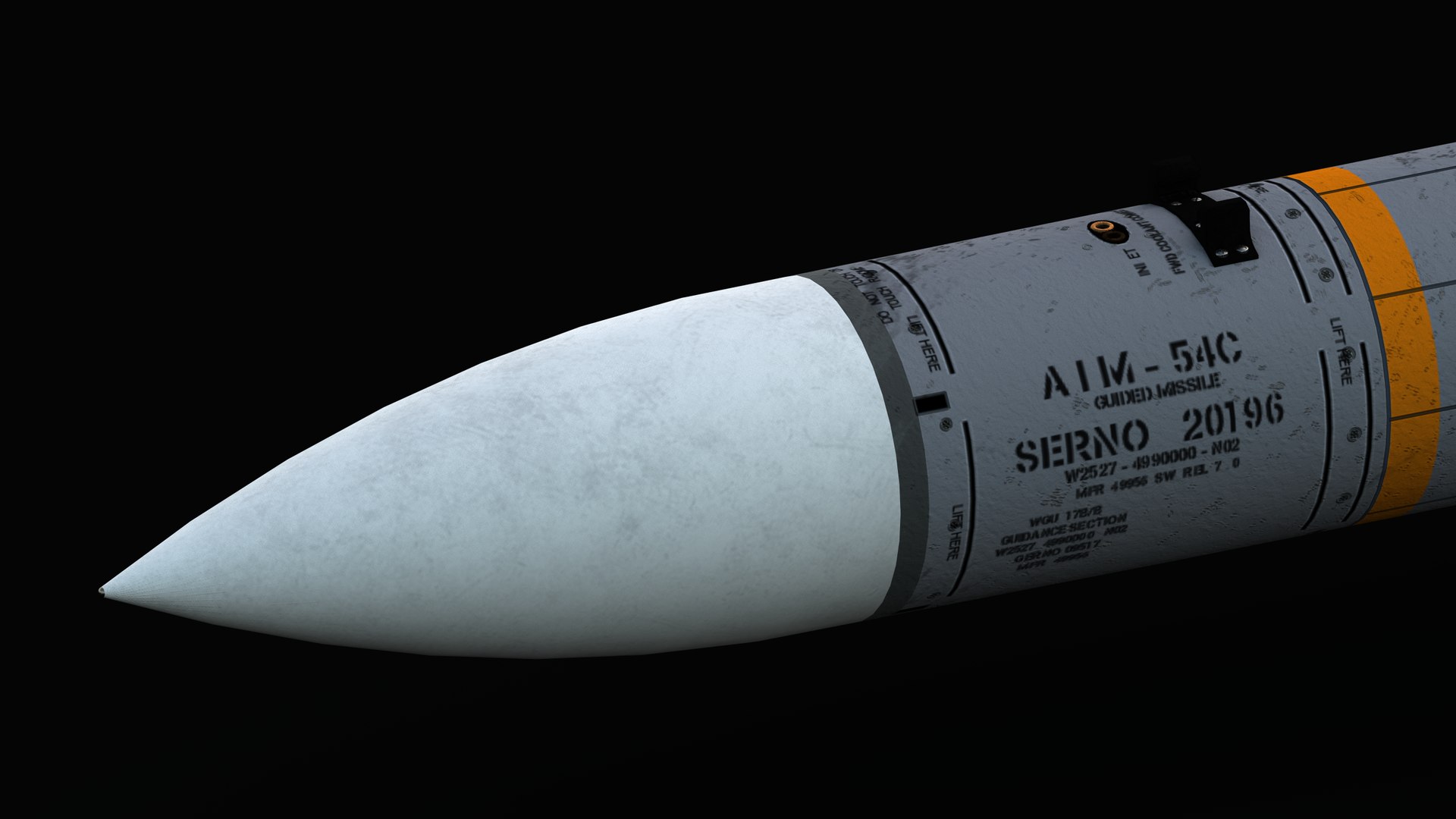 Phoenix Missile Aim-54 3D Model - TurboSquid 1154183