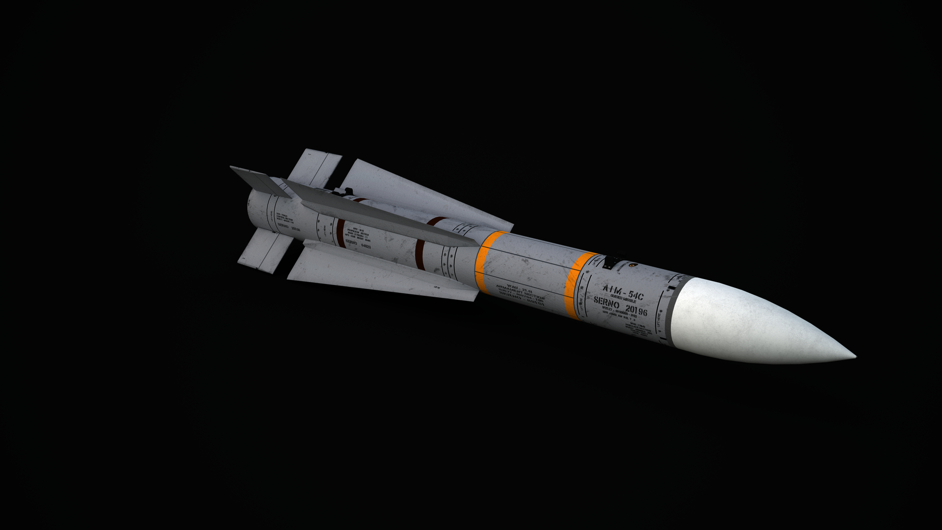 Phoenix Missile Aim-54 3D Model - TurboSquid 1154183