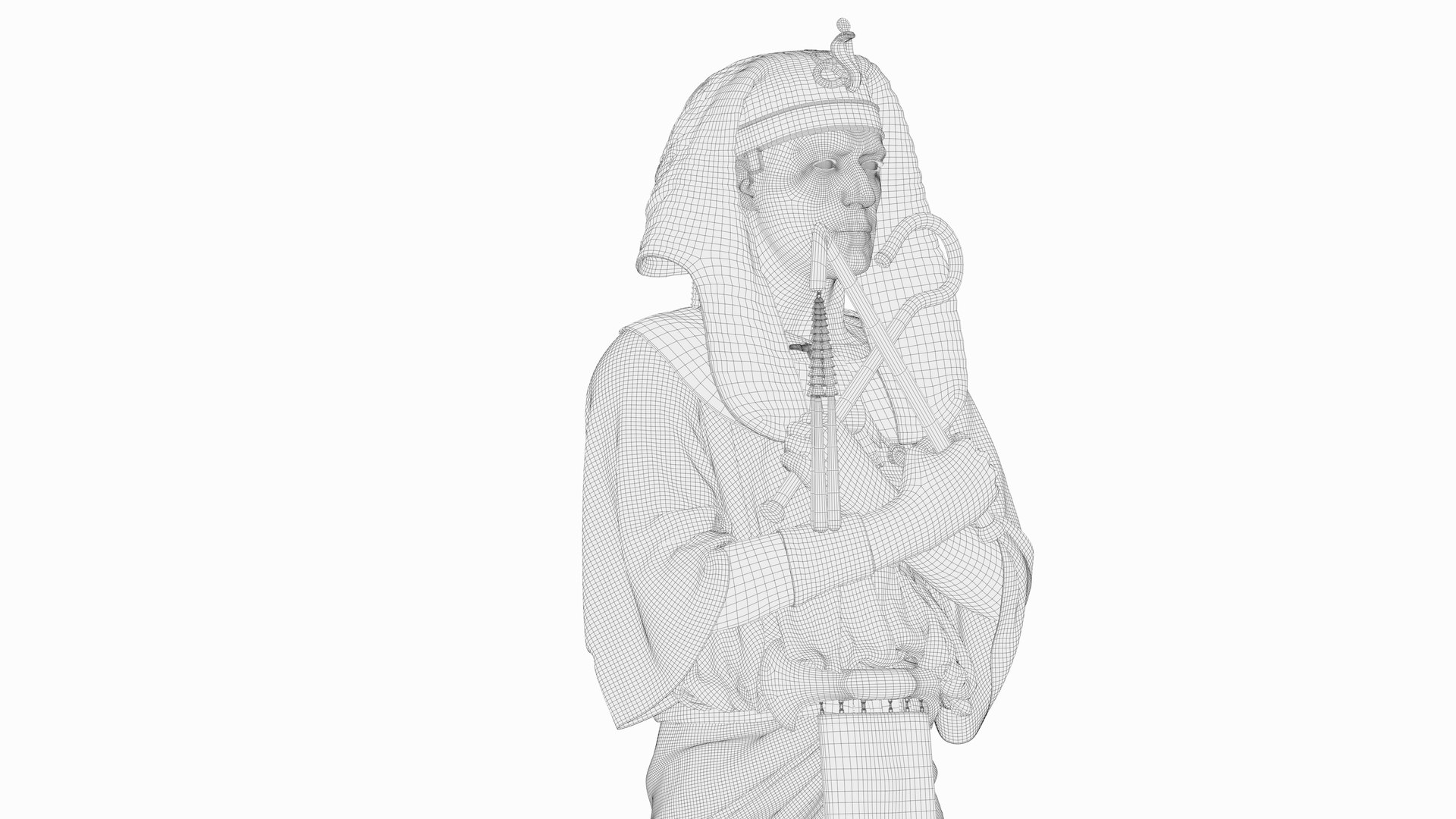 Pharaoh Ceremonial Stand 3D model - TurboSquid 2148009