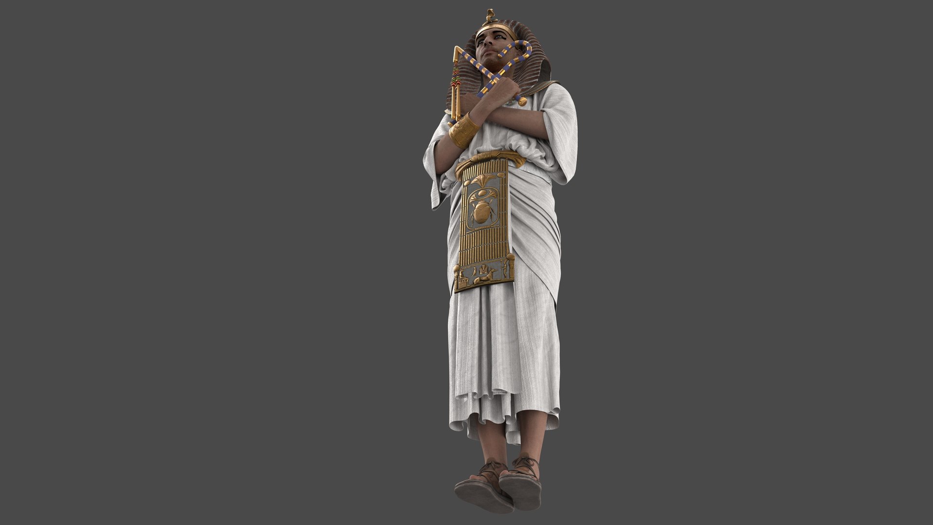 Pharaoh Ceremonial Stand 3D model - TurboSquid 2148009