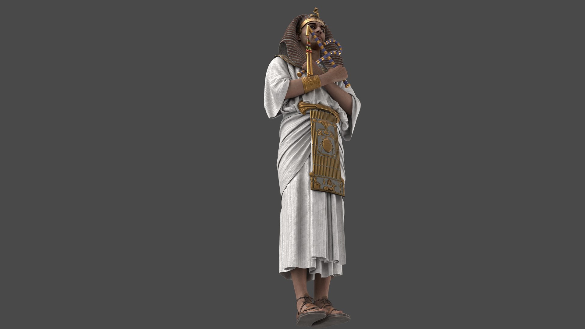Pharaoh Ceremonial Stand 3D model - TurboSquid 2148009