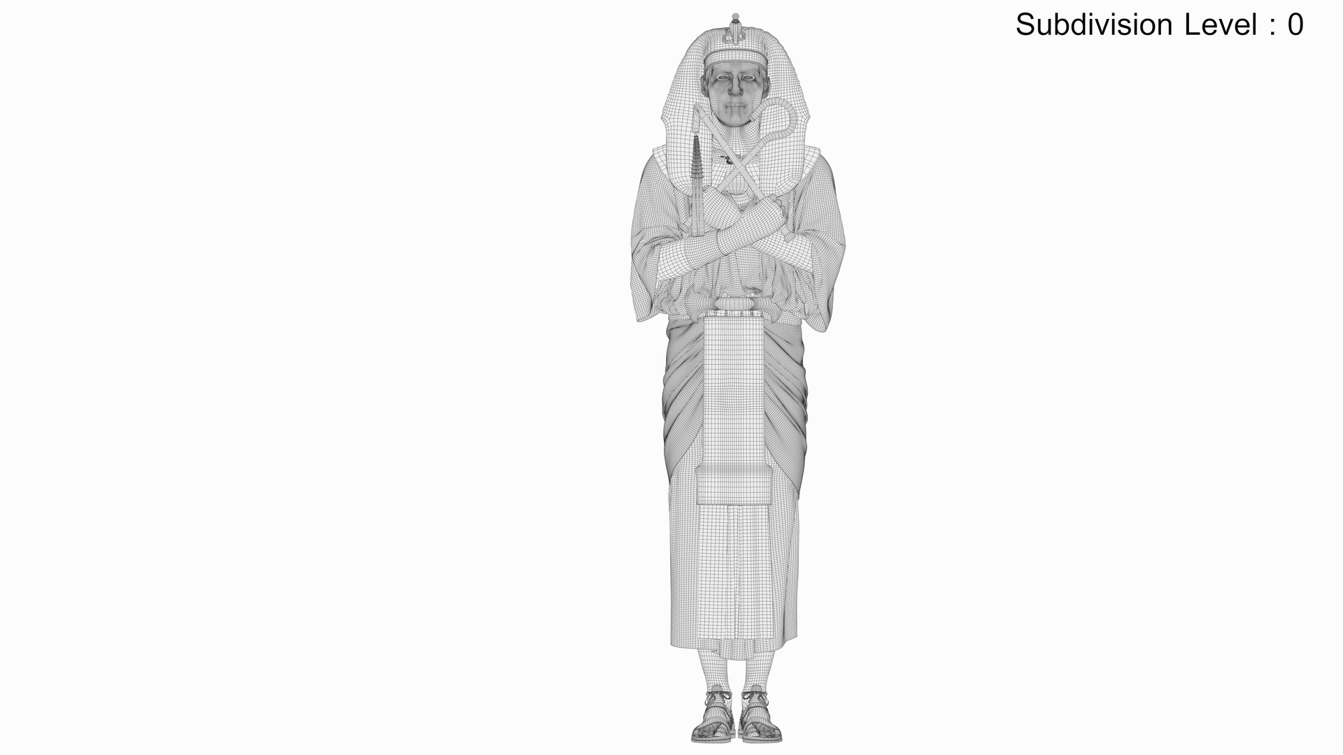 Pharaoh Ceremonial Stand 3D model - TurboSquid 2148009