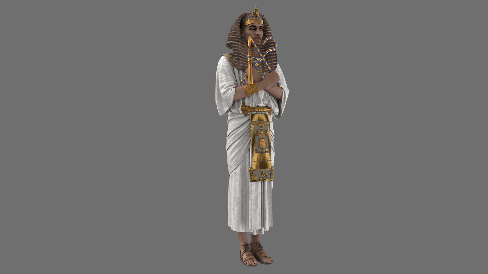 Pharaoh Ceremonial Stand 3D model - TurboSquid 2148009