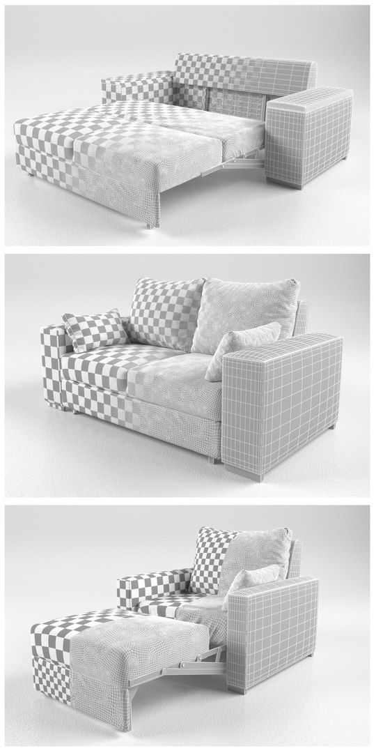 3d sofa bed model