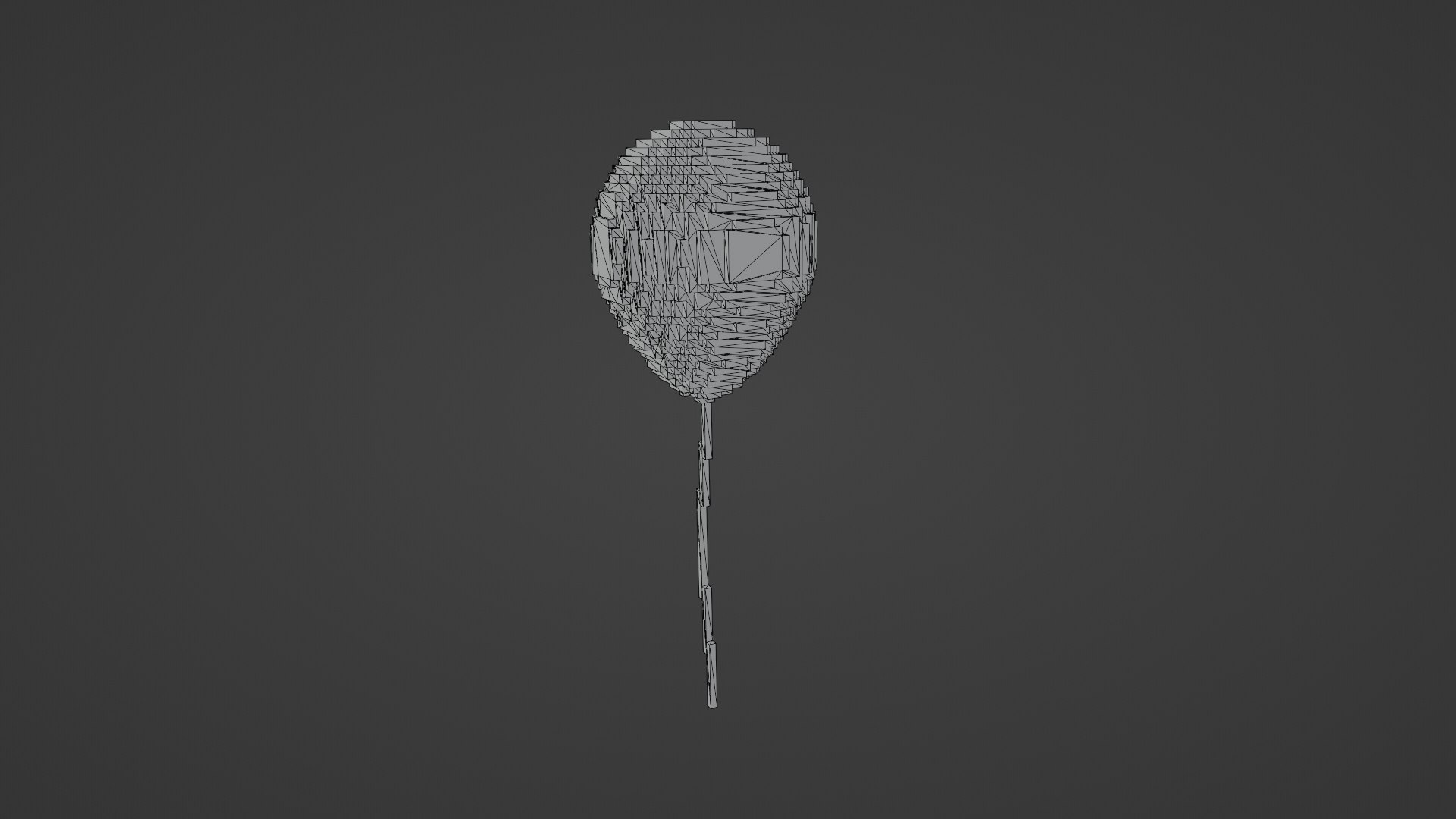 3D model Voxel Red Balloon - TurboSquid 1975562