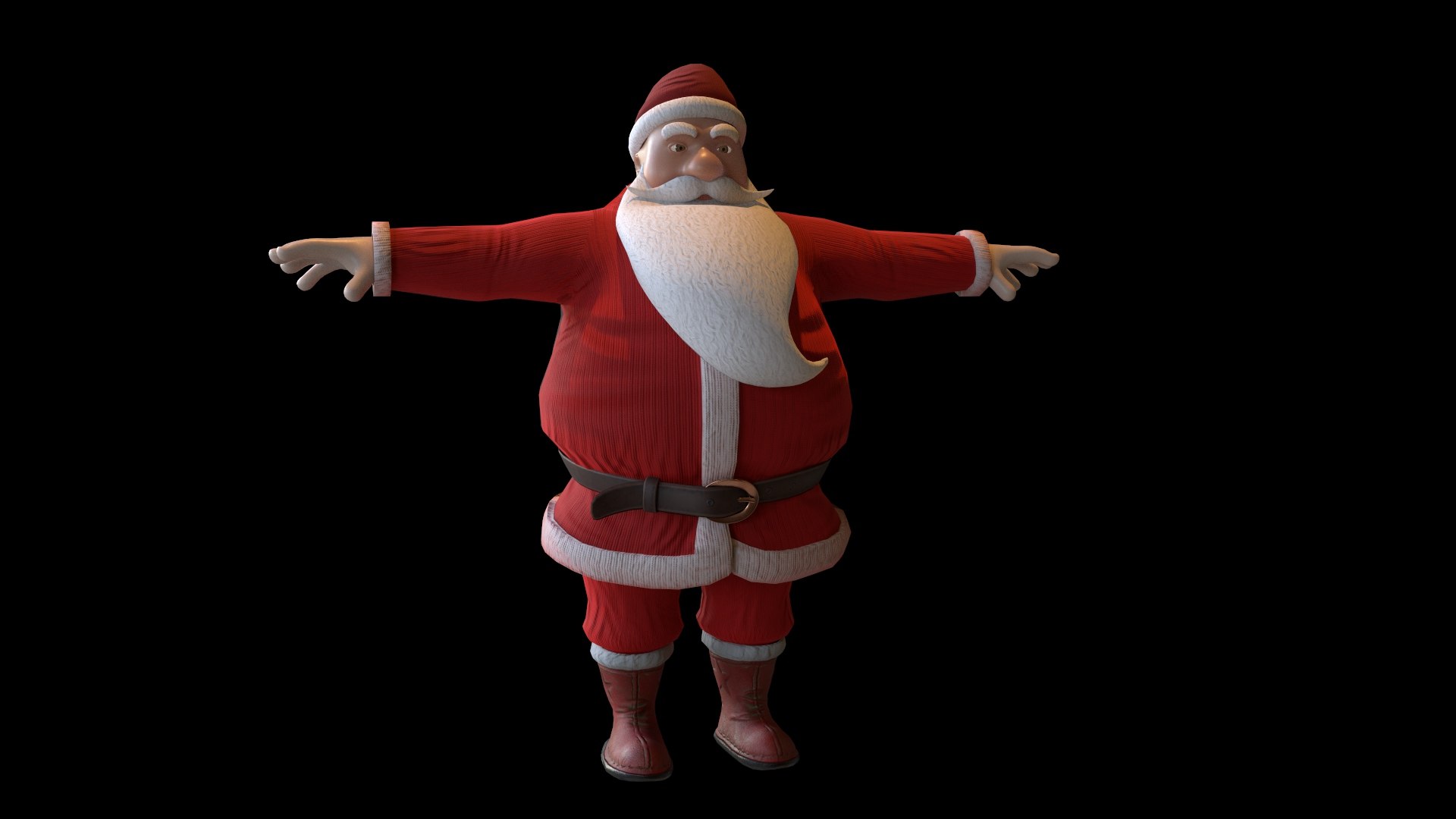Santa Rigged 3D Model - TurboSquid 2352580
