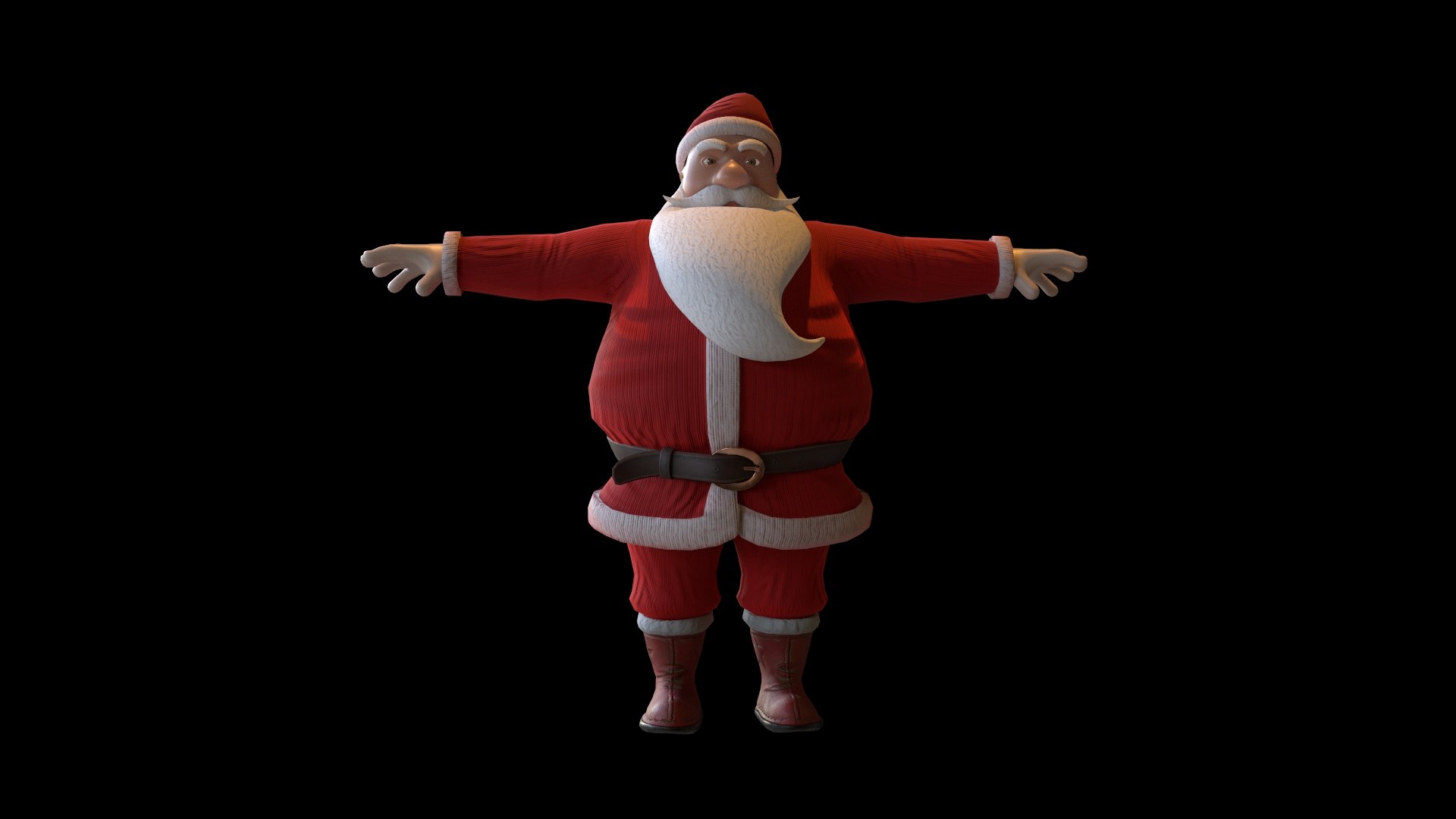 Santa Rigged 3D Model - TurboSquid 2352580