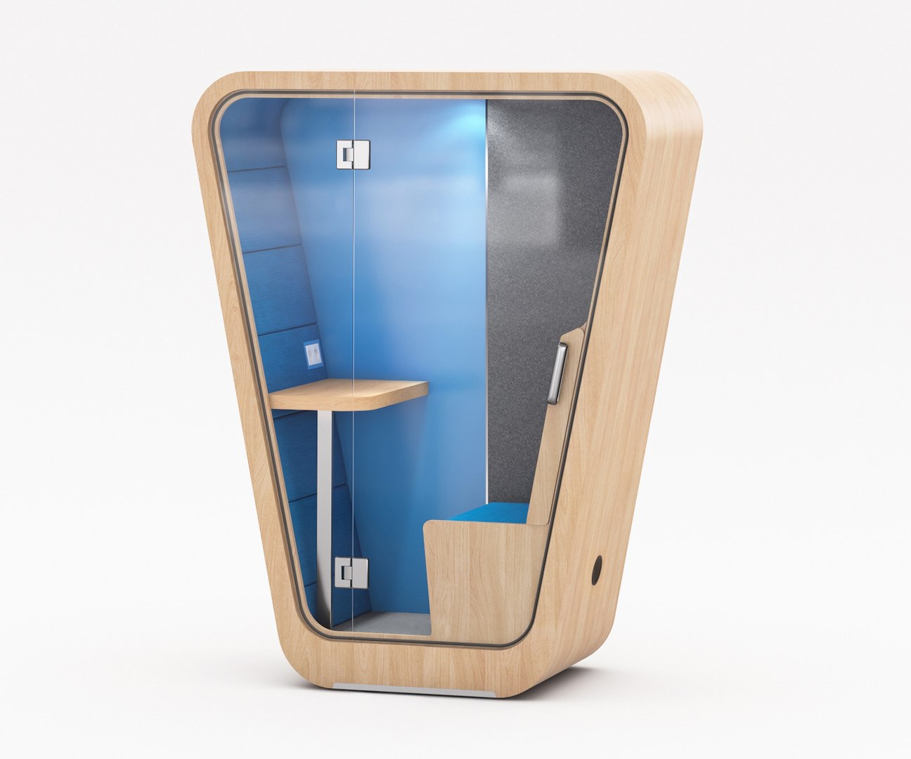 Phone booth 3D model - TurboSquid 1544317