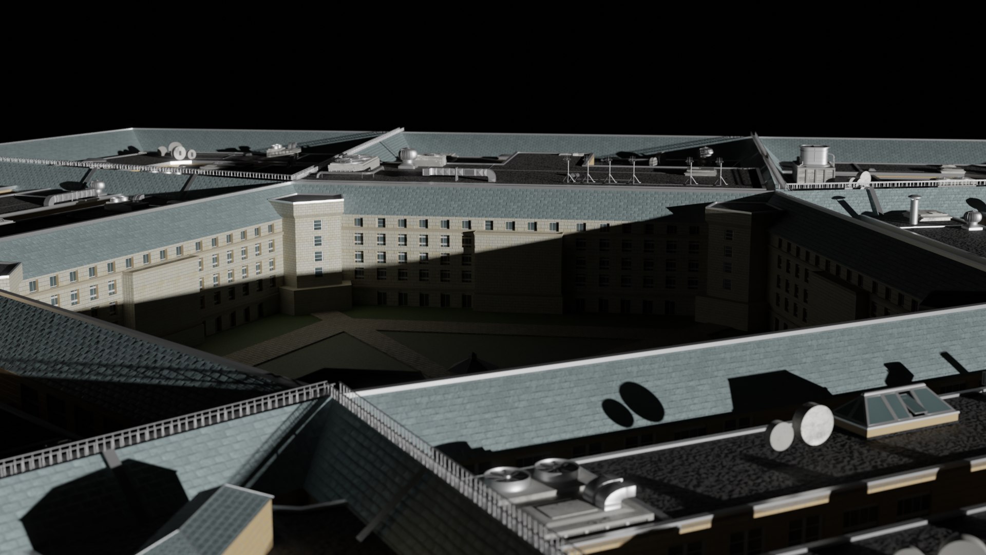 3D Model The Pentagon - TurboSquid 2101642