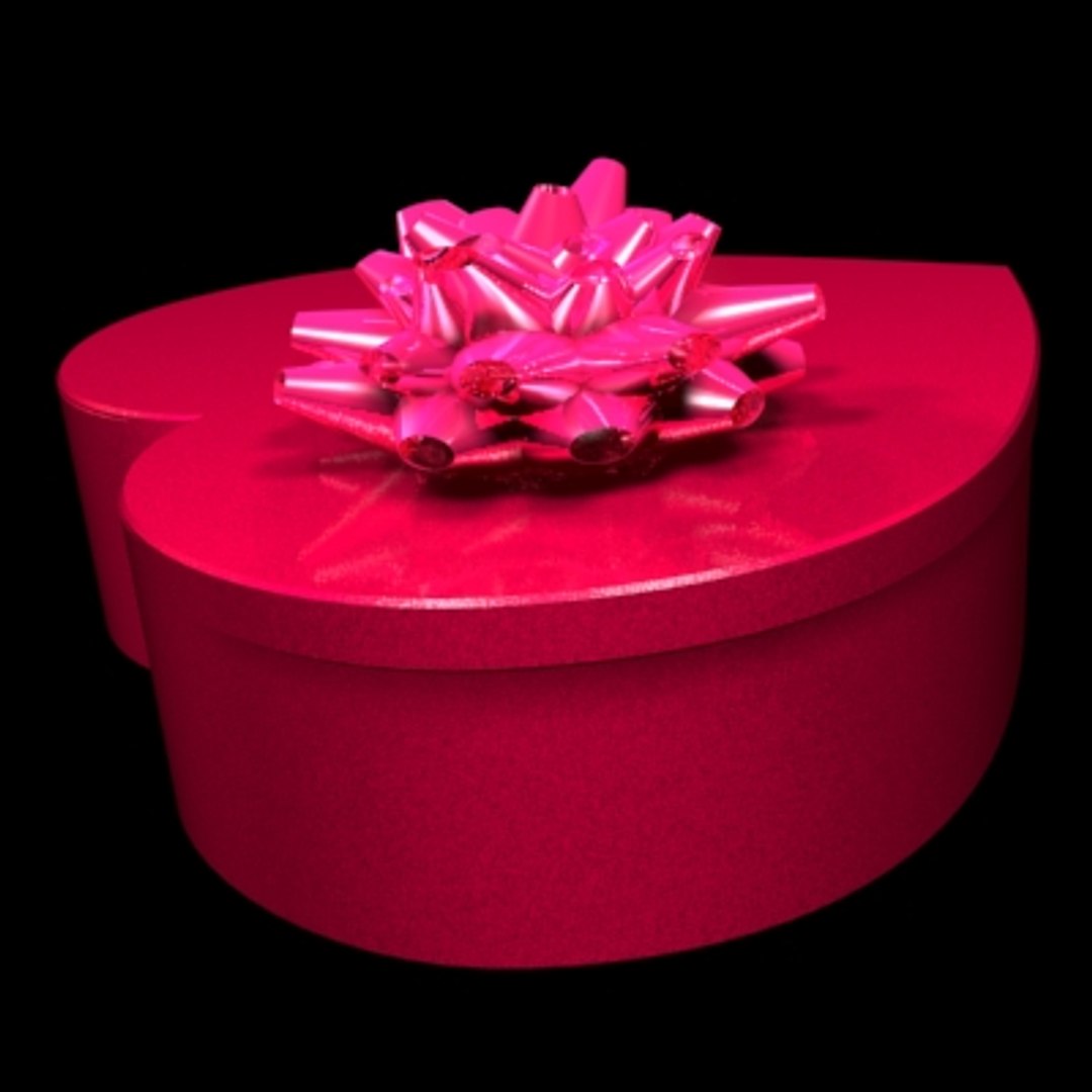 3d Model Valentine Heart Box