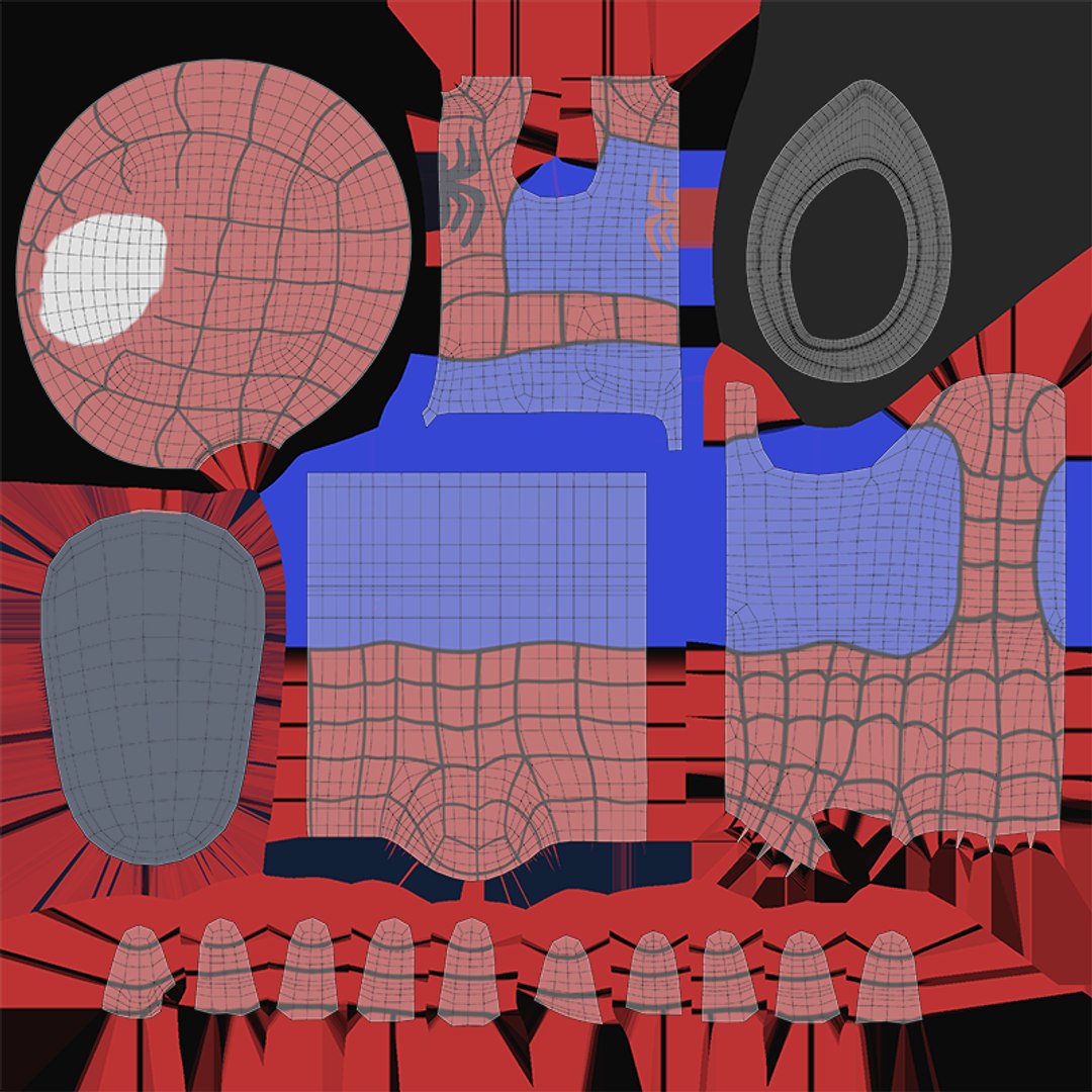 3D Spidey Character Rig - TurboSquid 2398374