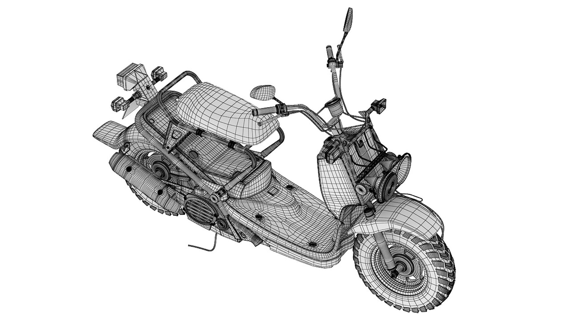 Honda Zoomer 3D model - TurboSquid 1812731