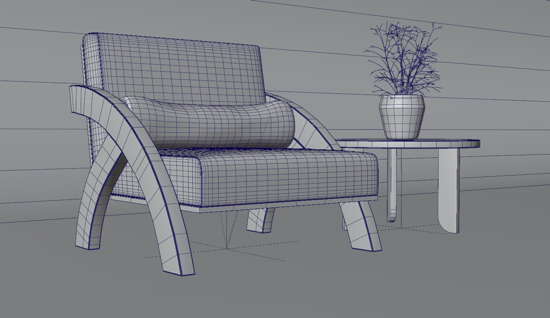 Arch Sofa 3D Model - TurboSquid 1954393