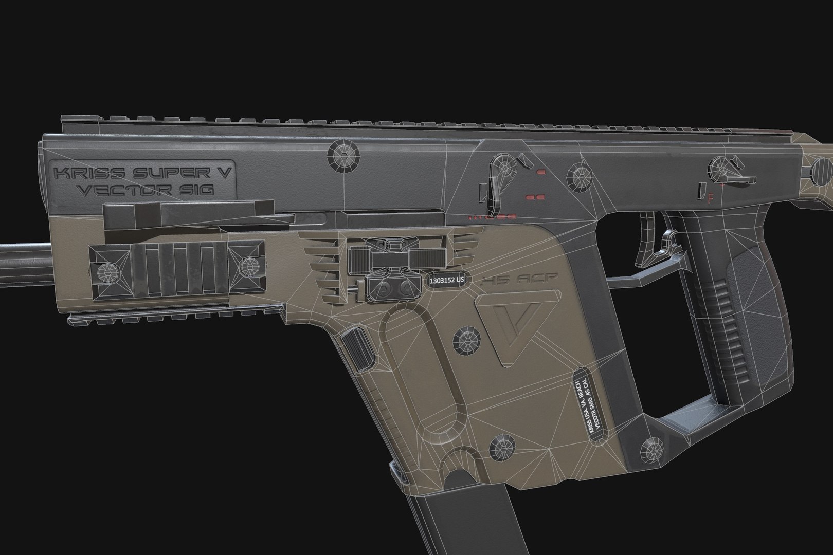 Kriss Vector 3D Model - TurboSquid 1818954